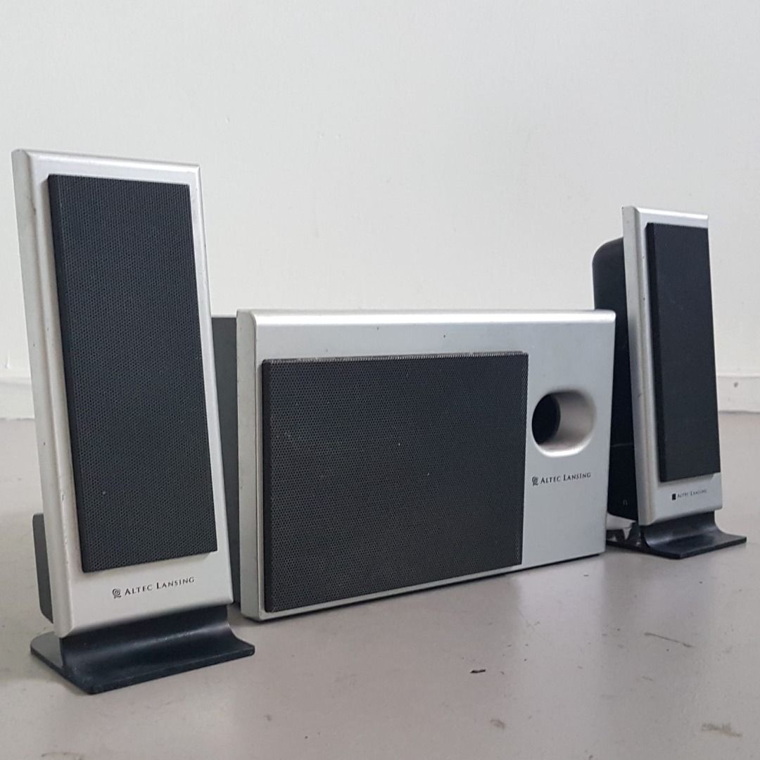 ALTEC Lansing Amplified 2.1 Speaker System, Model VS.2121, Stereo ...