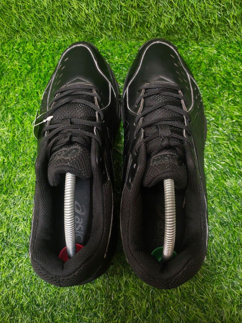 ASICS FULL BLACK 9UK, Men's Fashion, Footwear, Sneakers on Carousell