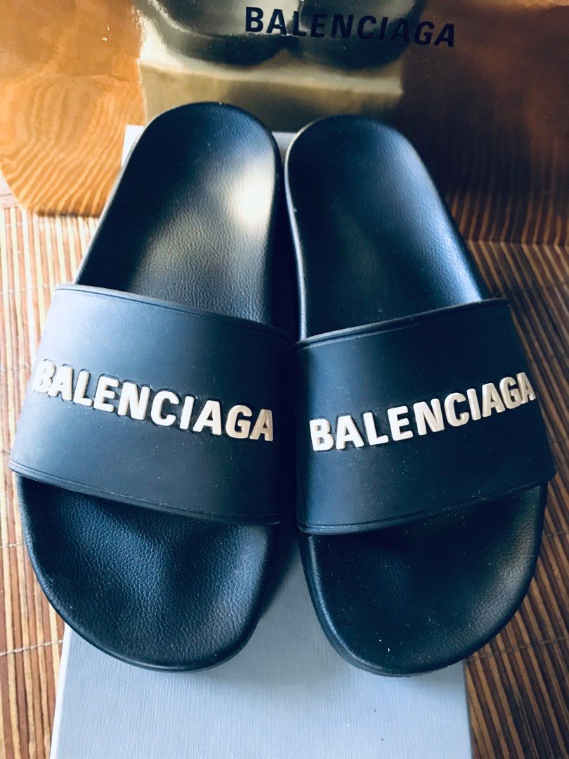 balenciaga slides, Men's Fashion, Footwear, Flipflops and Slides on ...