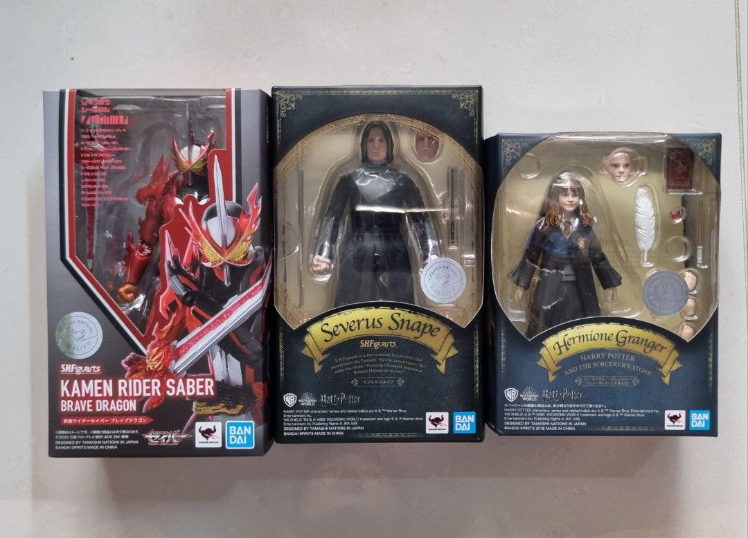 Bandai Shf Kamen Rider Saber, Harry Potter Shf Hermione, Shf Snape ...