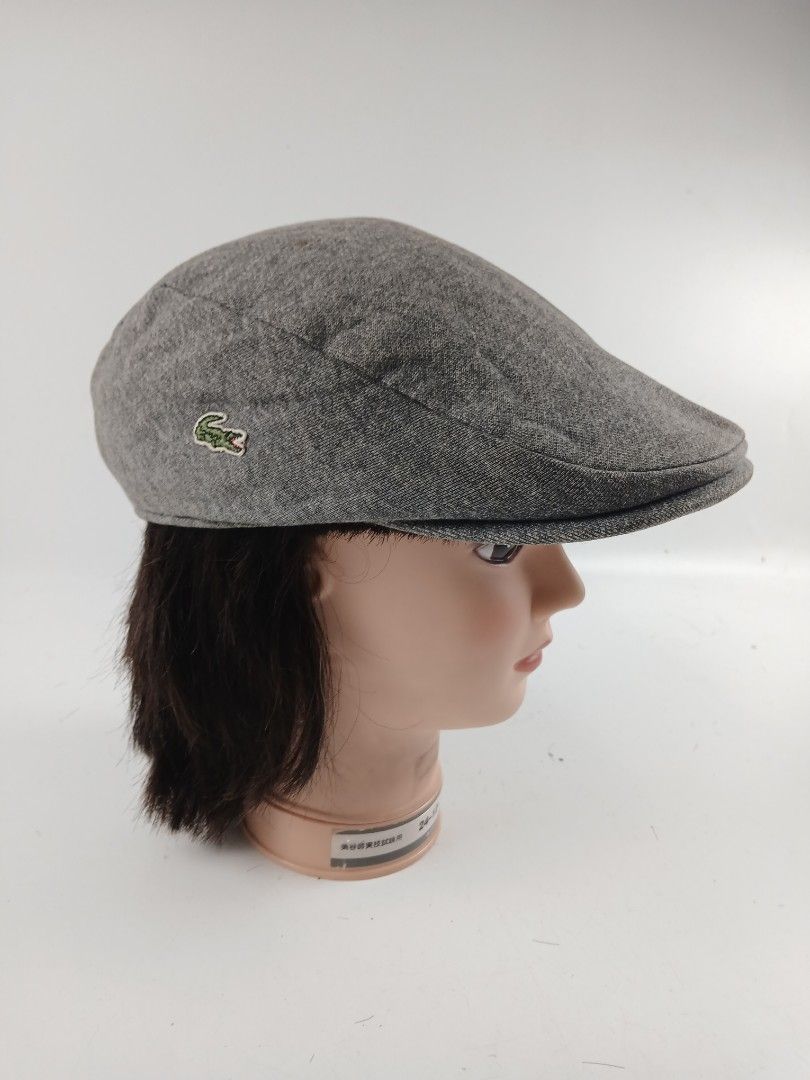 Lacoste flat cap grey store