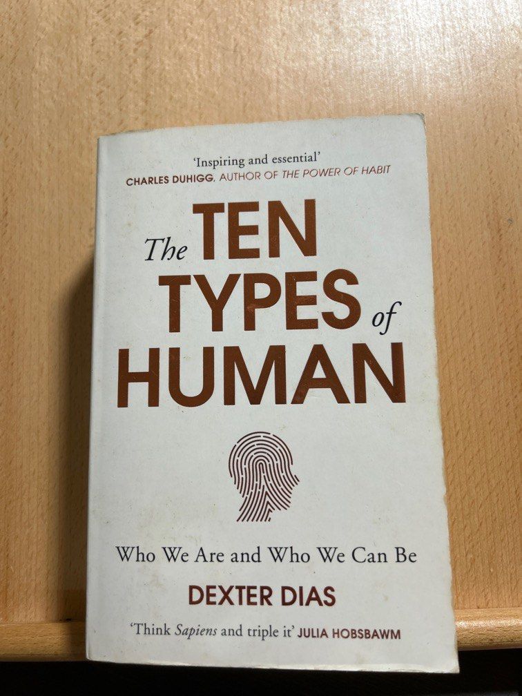 Book - the Ten Types of Human by Dexter Dias, Hobbies & Toys, Books ...