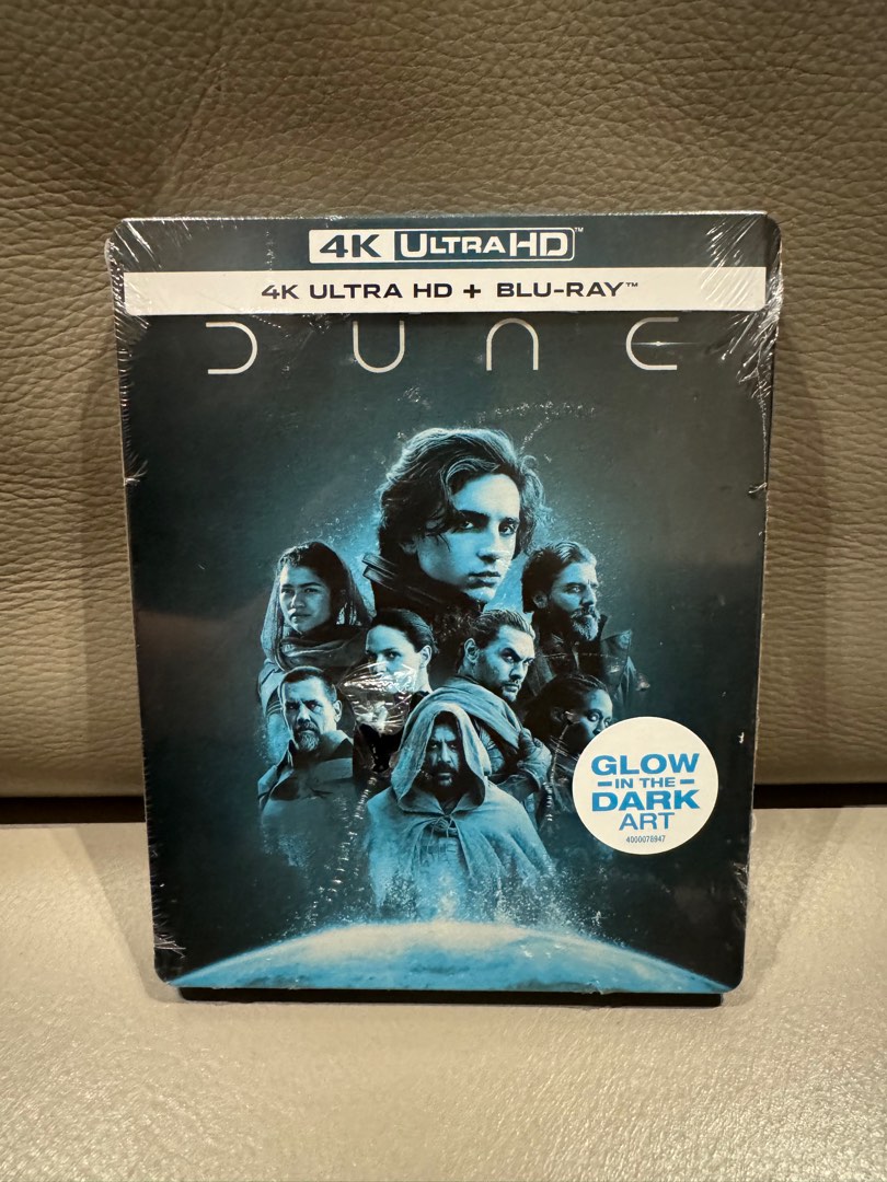Brand New Sealed Dune Part One 4K + Blu-ray (Glow in the Dark Art) Steelbook (Walmart Exclusive ...