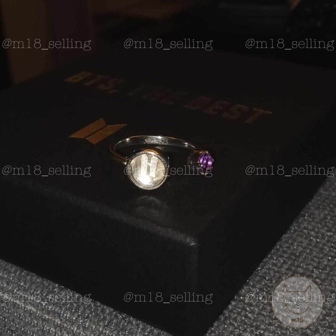 DEC SALE til 12/31 [m18 BTS MERCH] Bangtan BTS the Best Ring (Silver ...