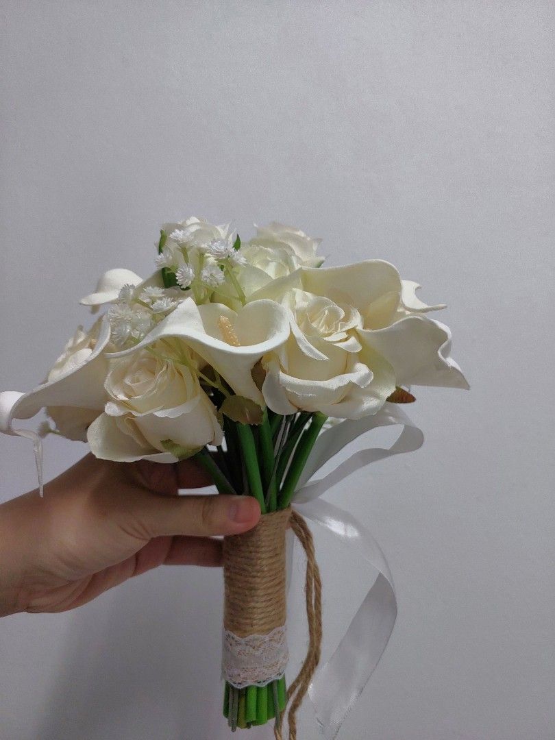 Bunga tangan Nikah Sanding/hand bouquet flower, Hobbies & Toys ...