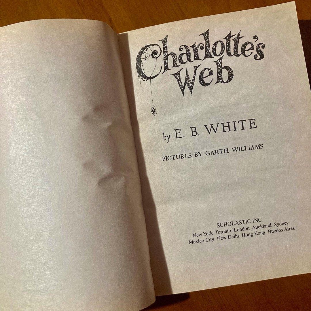 Charlotte’s Web by E.B. White, Illustrated by Garth Williams (Middle ...