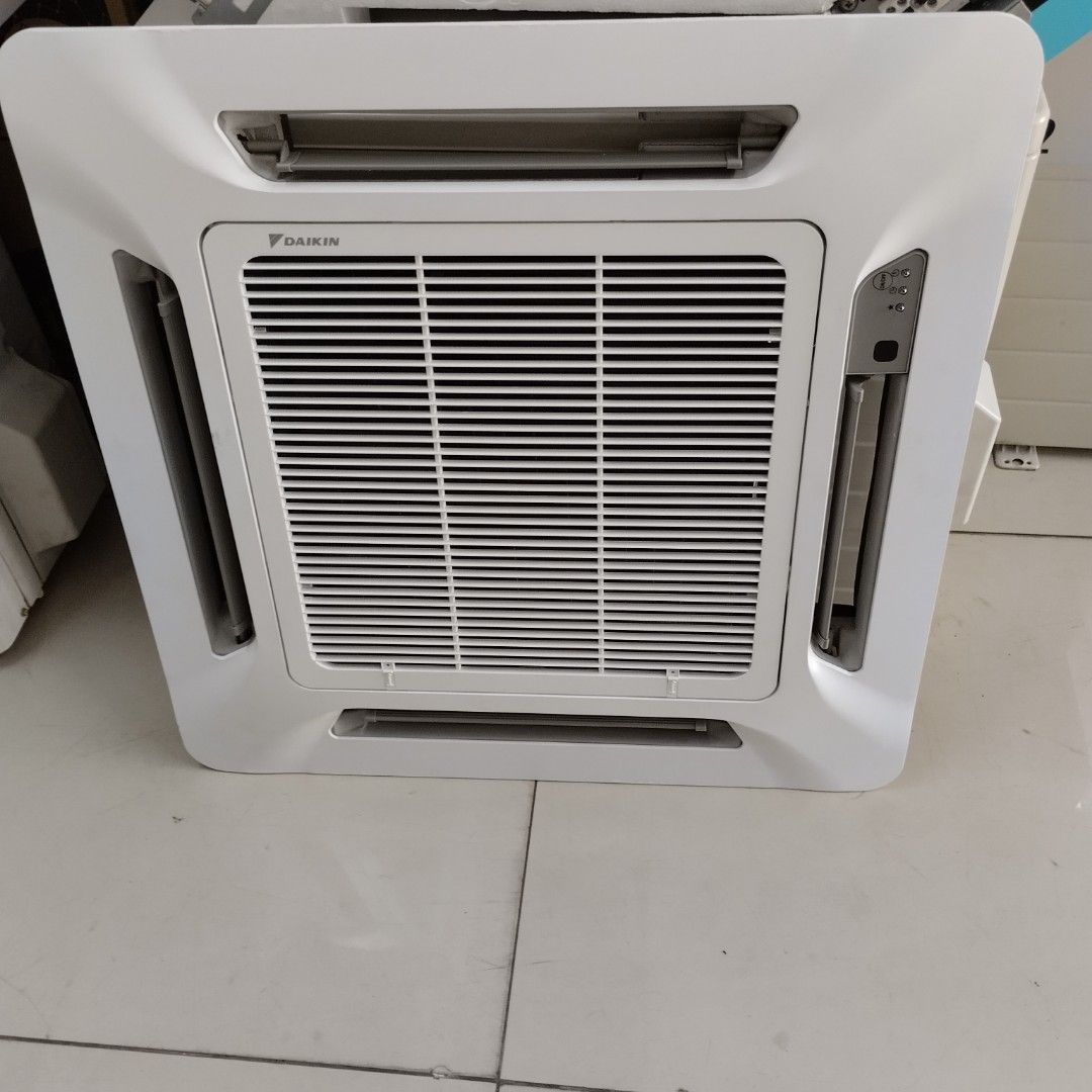 Daikin EcoKing 1Hp Used Ceiling Cassette Aircond Likenew R410A 2019, TV ...