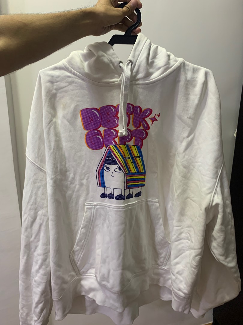 DBTK x Garapata White Hoodie, Men's Fashion, Coats, Jackets and ...