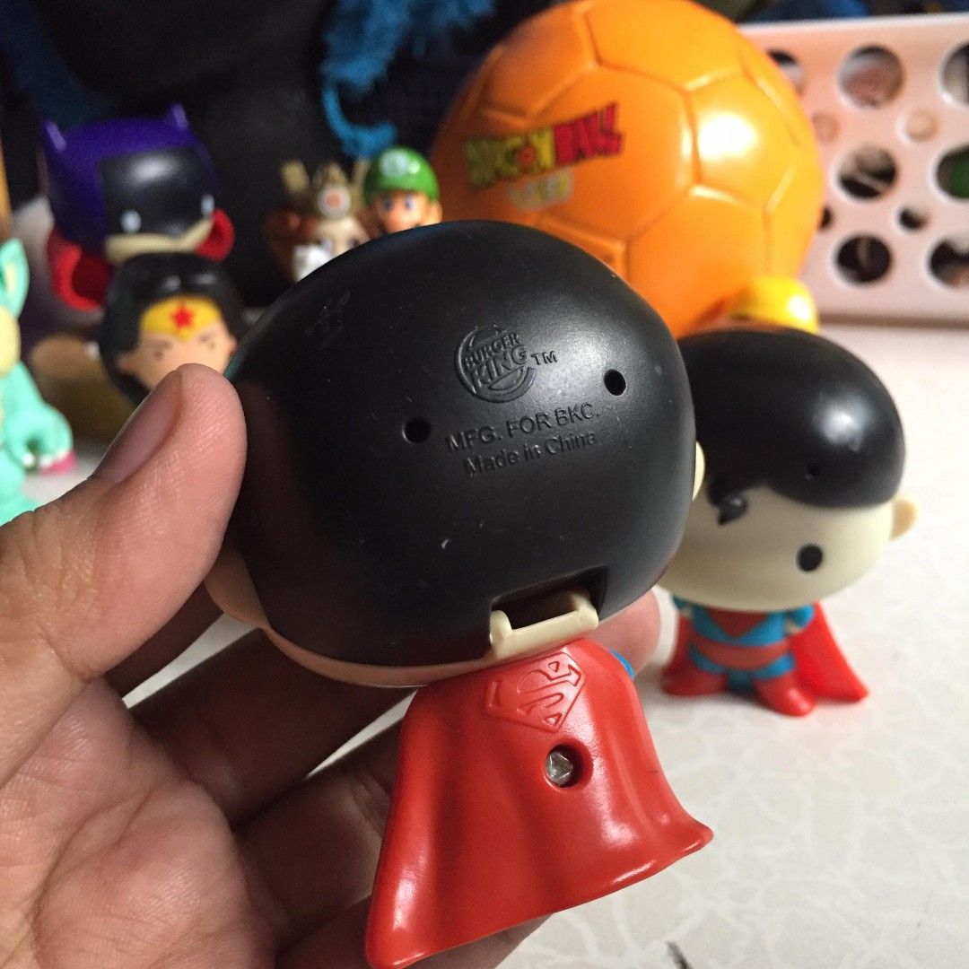 DC Comic's JUSTICE LEAGUE Chibi "SUPERMAN" Burger King Kids Meal ...