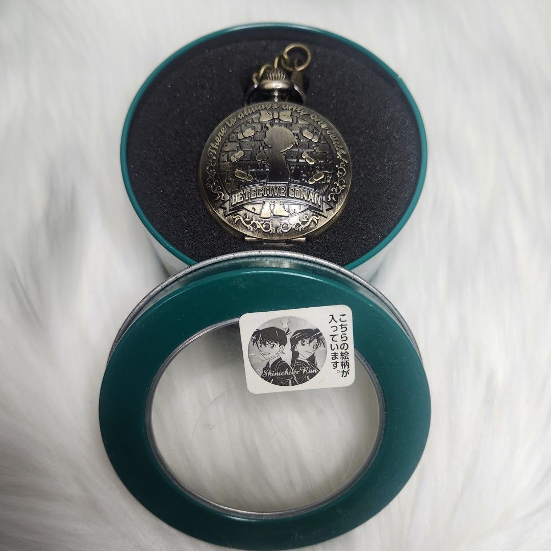 Detective Conan Shinichi and Ran Pocketwatch, Hobbies & Toys ...
