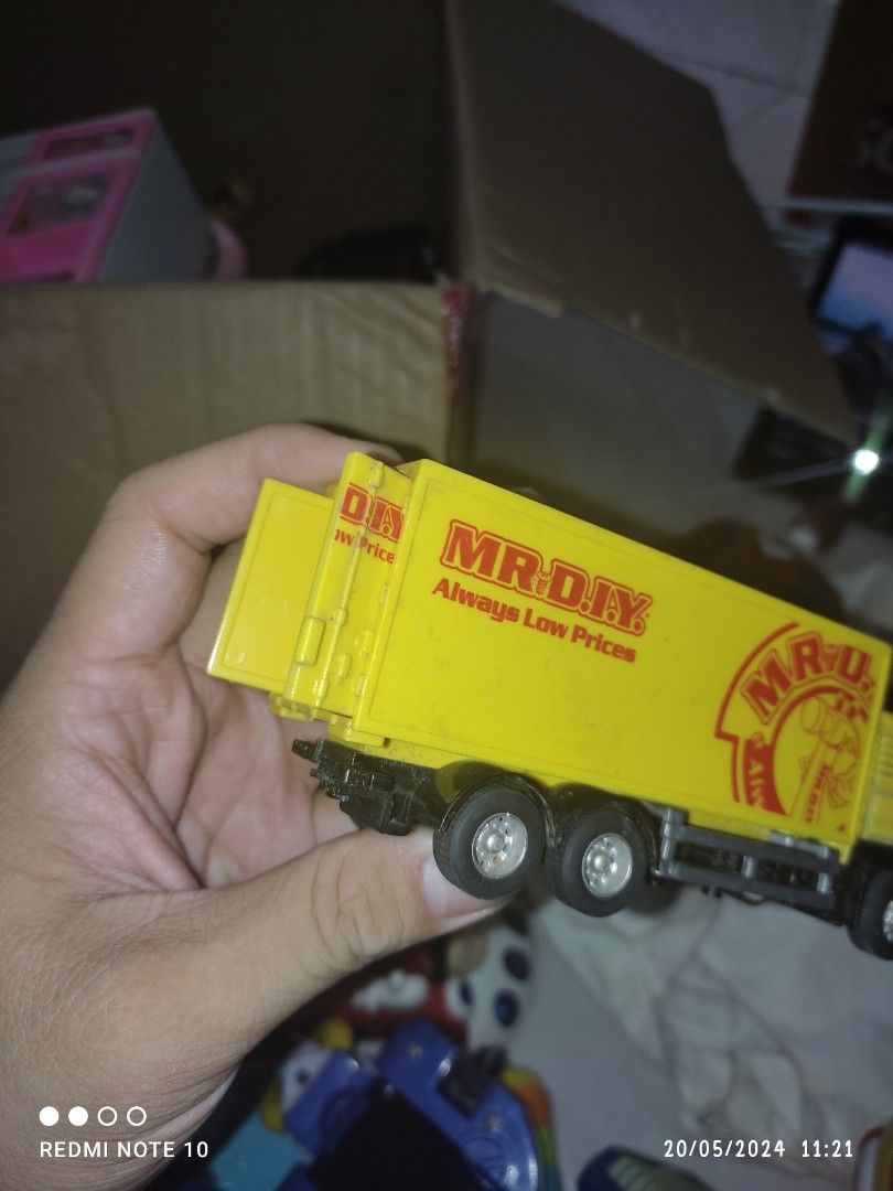DIECAST DIE CAST TRUK TRUCK MR DIY MR.DIY CONTAINER KONTAINER ENGKEL ...