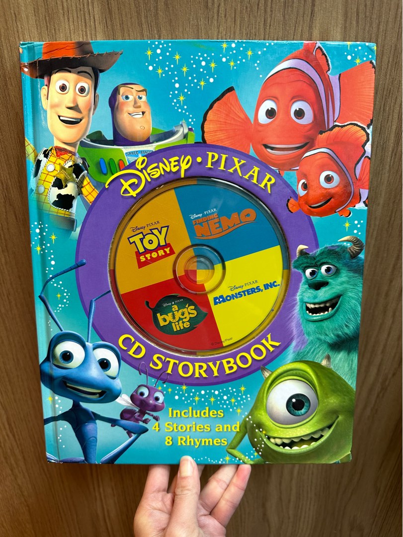 Disney/Pixar/CD story book/includes 4 stories and 8 Rhymes/Toy story ...