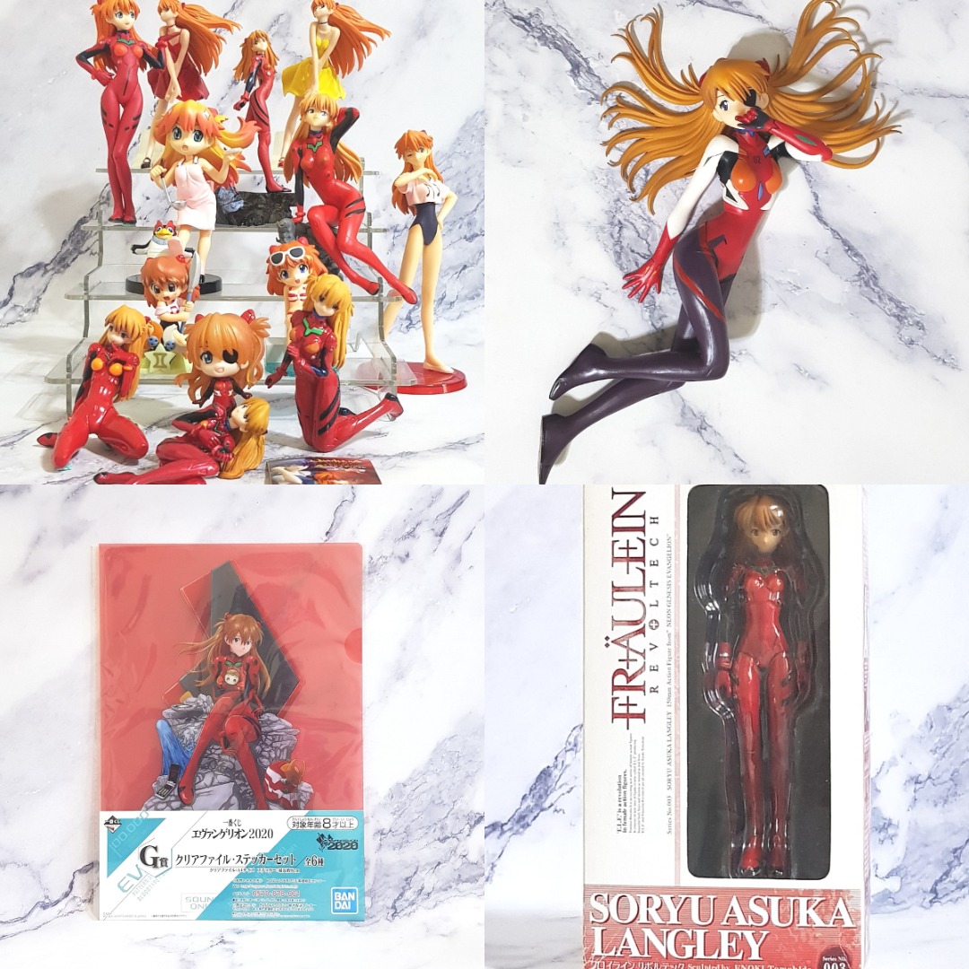 Evangelion Asuka Soryu Langley Shikinami Figures Merch, Hobbies & Toys ...
