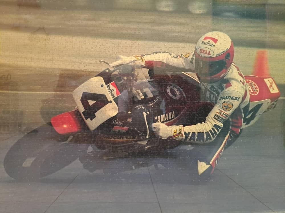 FRAME + PUZZLE VINTAGE MARLBORO YAMAHA EDDIE LAWSON, Everything Else ...