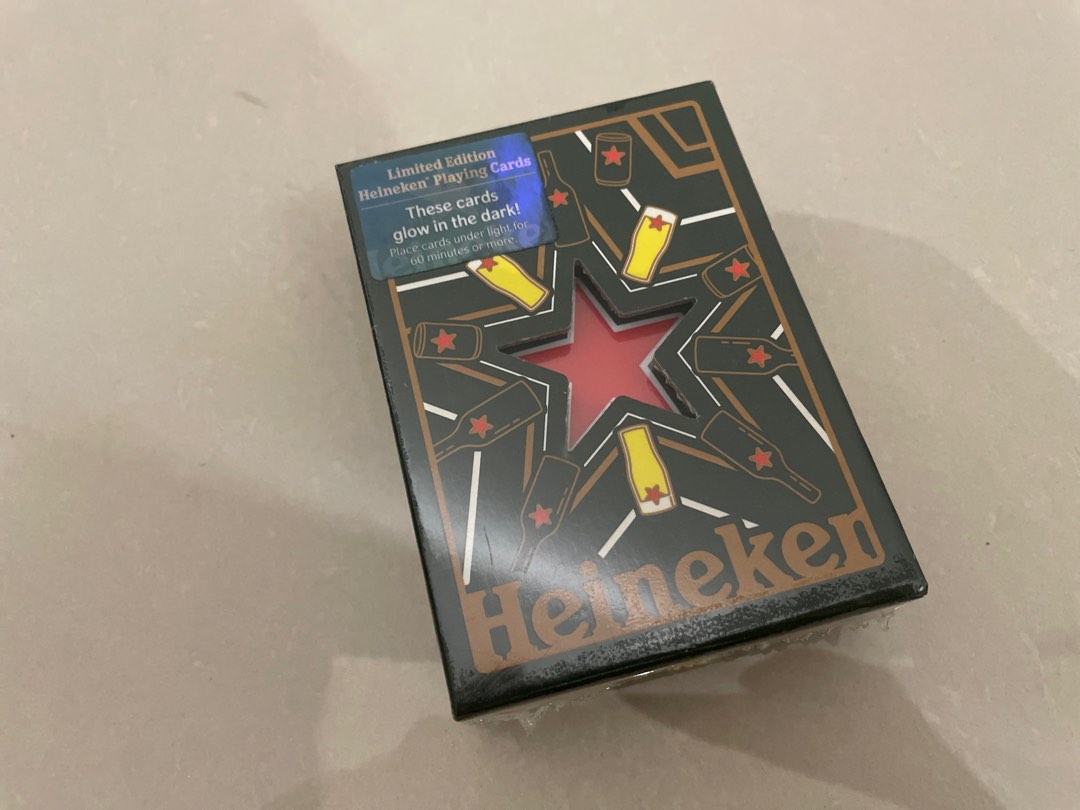 Heineken Poker Card, Hobbies & Toys, Toys & Games on Carousell