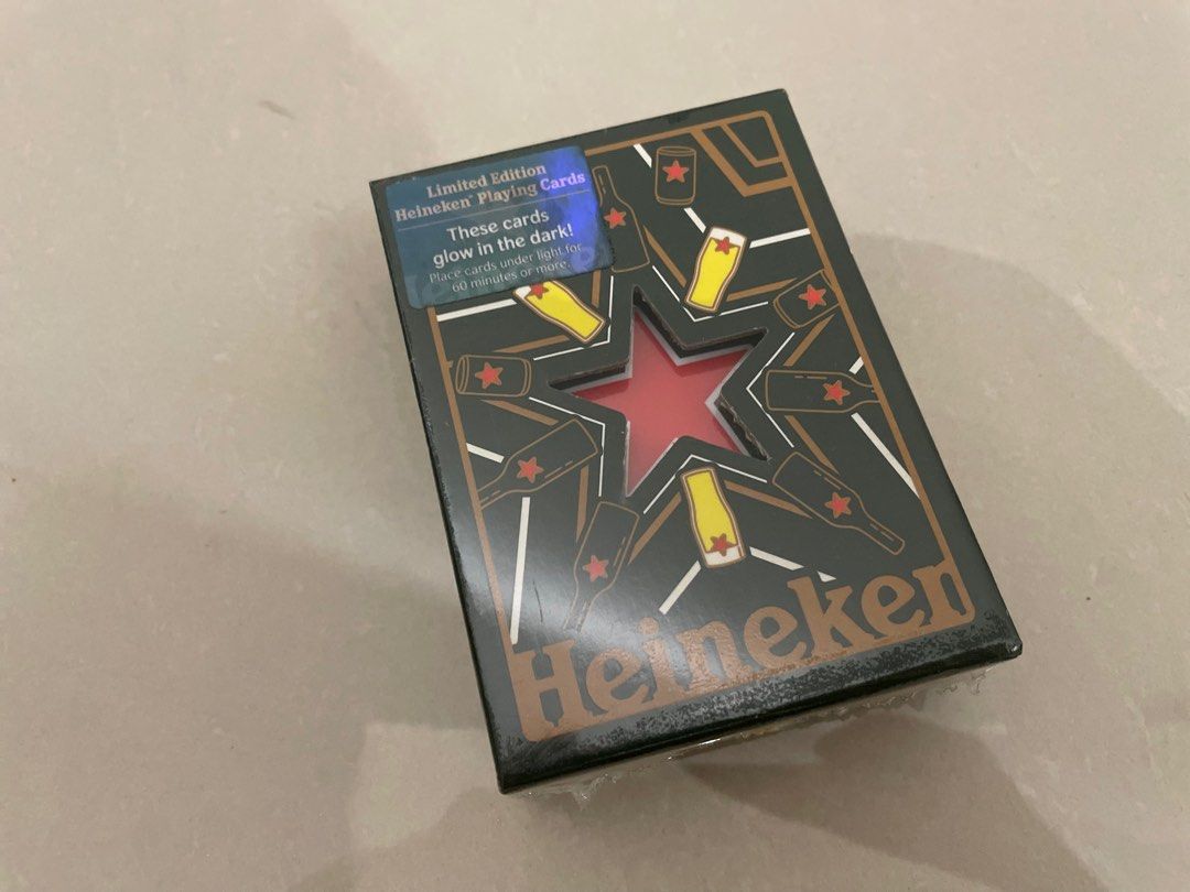 Heineken Poker Card, Hobbies & Toys, Toys & Games on Carousell