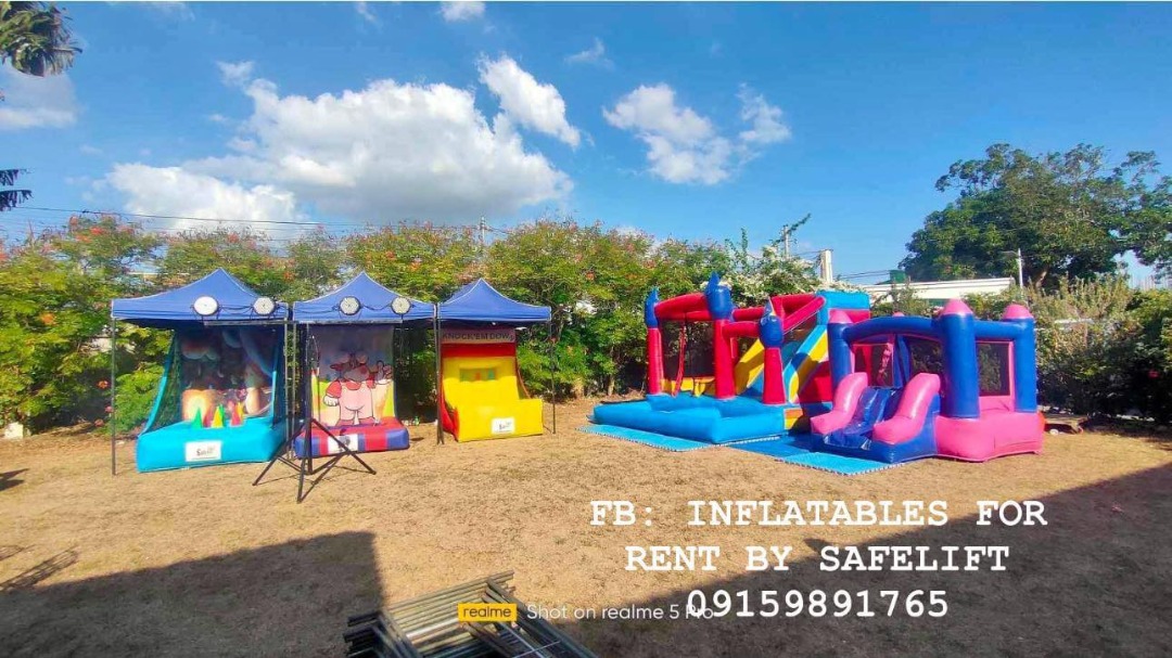 Inflatables Game Booths and Mini Slide FOR RENT, Hobbies & Toys, Toys ...