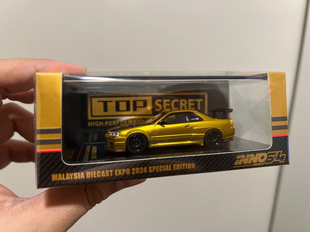 Inno 64 Top Secret Nissan Skyline GTR R34 MDX 2024, Hobbies & Toys ...