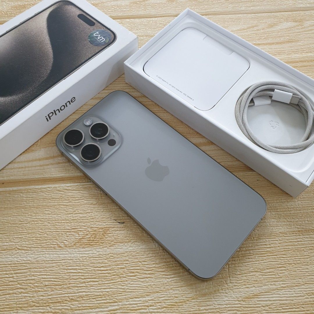 iPhone 15 Pro Max 256gb Garansi Resmi iBox, Telepon Seluler & Tablet ...