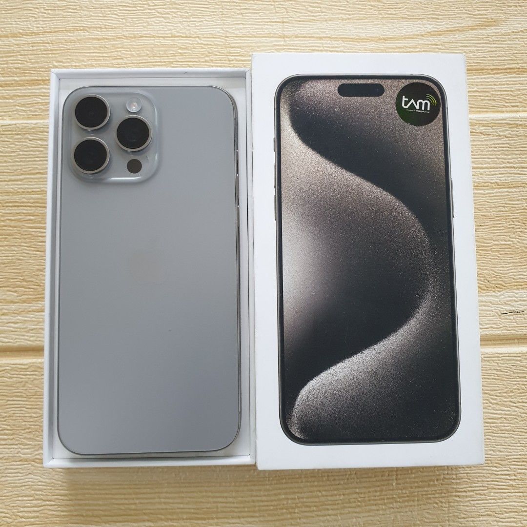 iPhone 15 Pro Max 256gb Garansi Resmi iBox, Telepon Seluler & Tablet ...