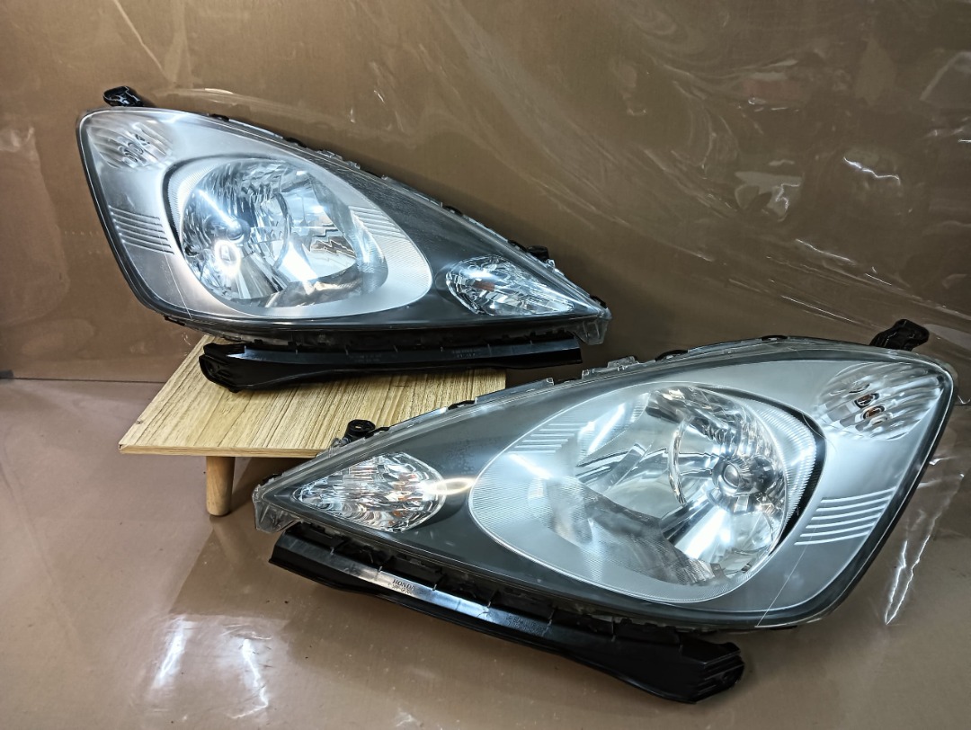 JDM Honda Fit Jazz GE6 GE8 Front Xenon HID Head Lights Lamps Lampu ...