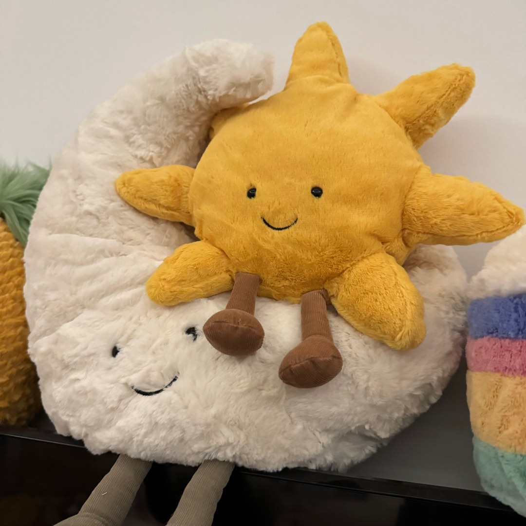 Jellycat Amuseable Moon/Sun Huge Medium, Hobbies & Toys, Toys & Games ...