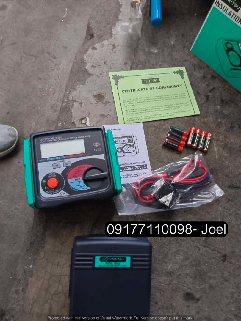 KYORITSU MEGGER TESTER, Commercial & Industrial, Construction Tools ...