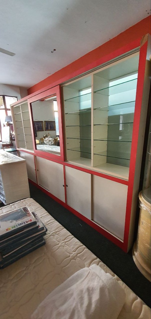 LONG DISPLAY CABINET, Furniture & Home Living, Furniture, Shelves ...