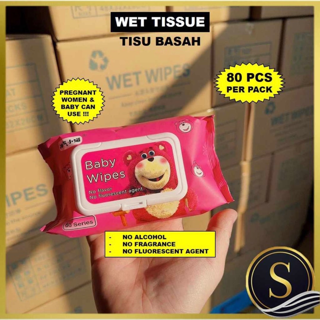 Lotso Wet Tissue | Baby Tissue, Babies & Kids, Bathing & Changing, Baby ...