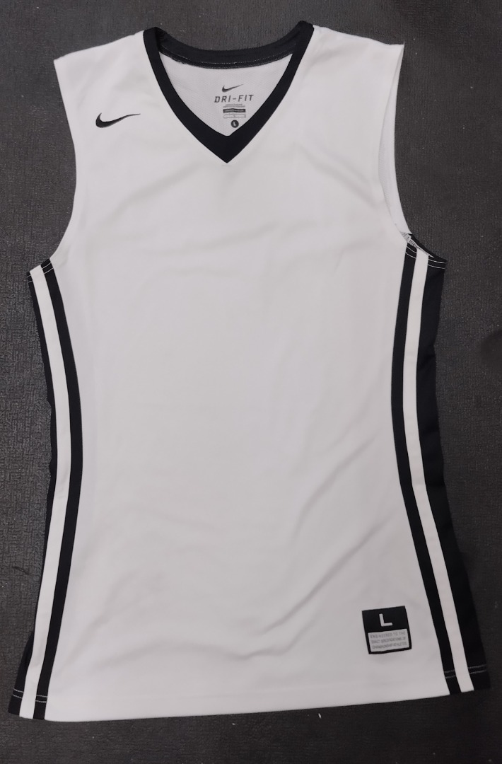 NIKE HBL BASKETBALL JERSEY 泰山高中配色 籃球衣 短 背心 639395-106, 他的時尚, 休閒運動服飾在旋轉拍賣