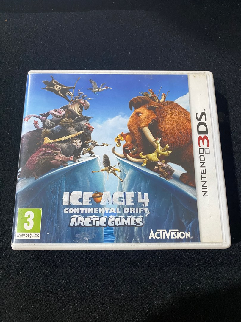 Nintendo 3ds Ice Age 4 Continental Drifts / 3ds games, Video Gaming ...