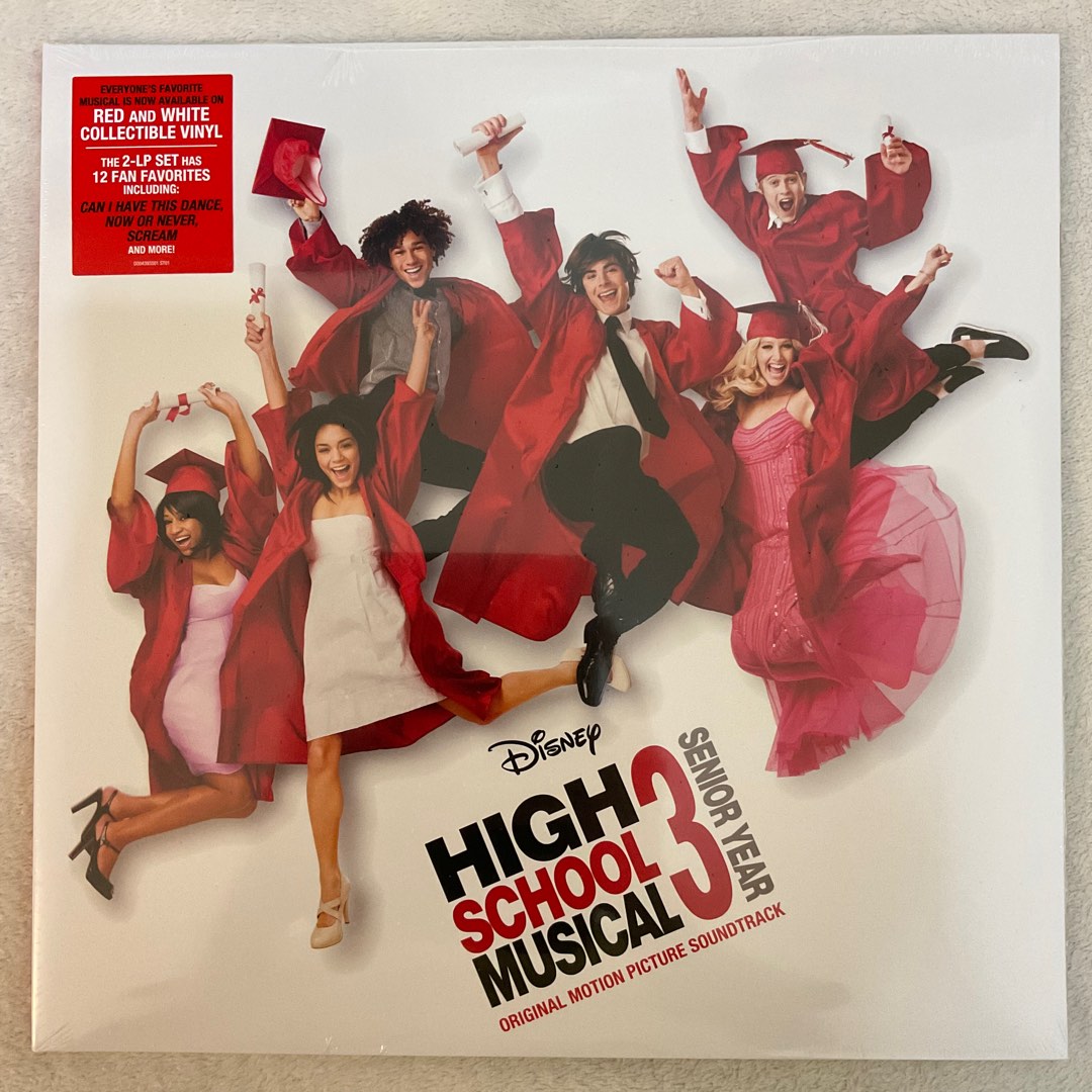 [ON HAND] High School Musical 3: Senior Year Soundtrack Red & White ...