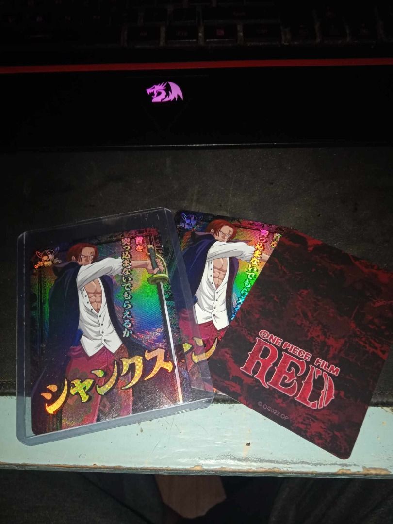 One Piece Film Red Premium Card Collection - UR Shanks, Hobbies & Toys ...