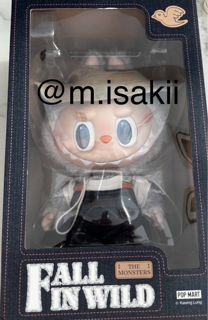 Opened Popmart labubu fall in wild big, Hobbies & Toys, Toys & Games on ...