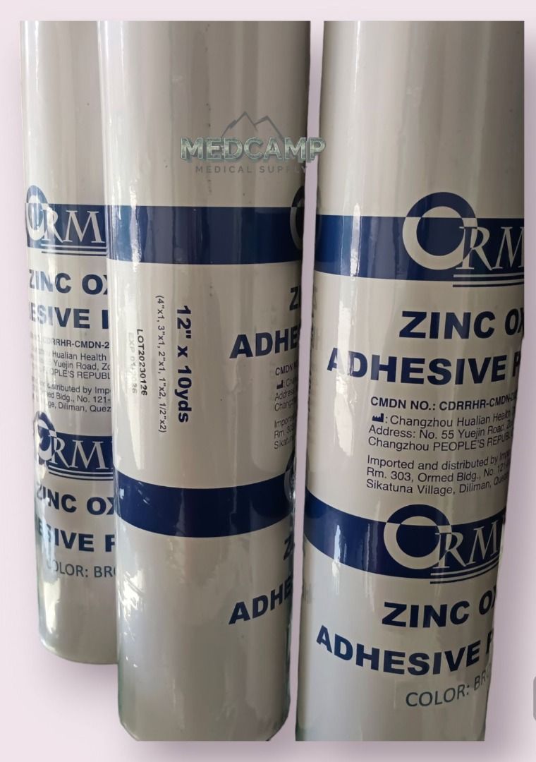Ormed Zinc Oxide Adhesive Plaster Tube Brown, Health & Nutrition ...