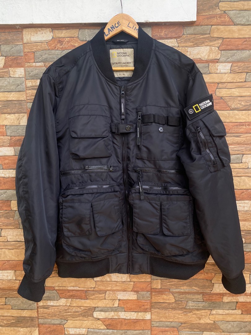 Outdoor Life x Streetwear National Geographic Utility Bomber Jacket ...