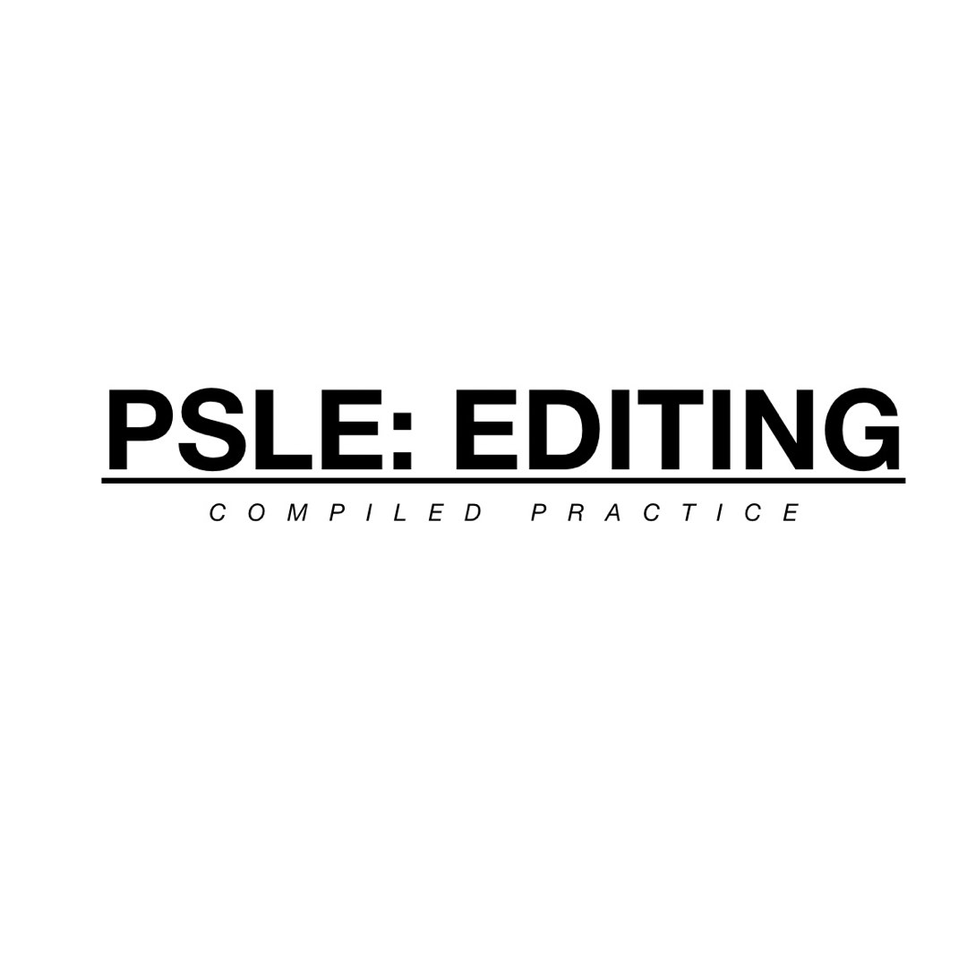 PSLE English: Editing Compilation, Hobbies & Toys, Books & Magazines ...