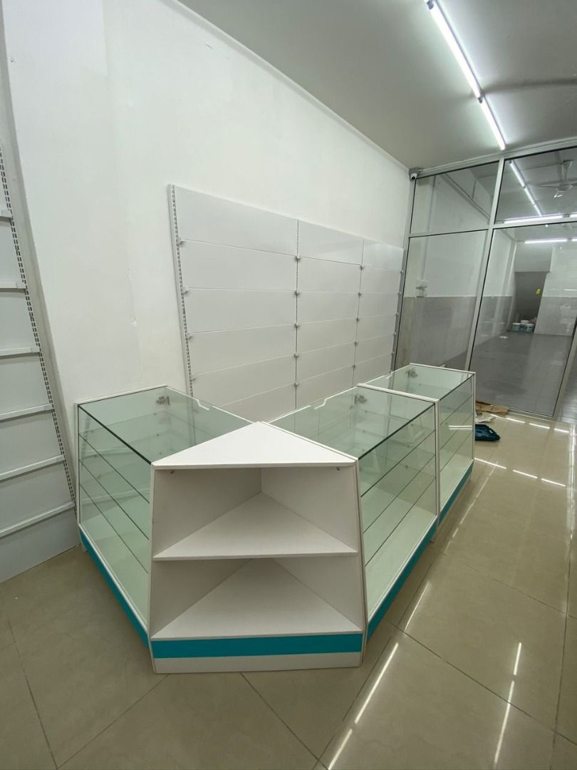 READY STOCK Elegant Medical Pharmacy Counter Reception Bar Counter ...