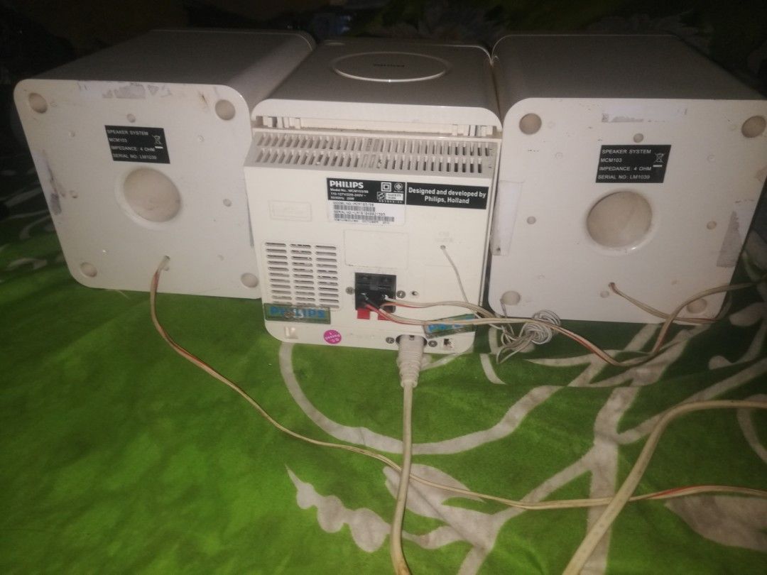 Phillips Micro sound system mcm 103, Elektronik, Audio di Carousell