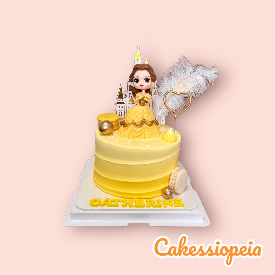 Princess Themed cake/Birthday Cake/Bella Princess Cake/Customised Cake ...