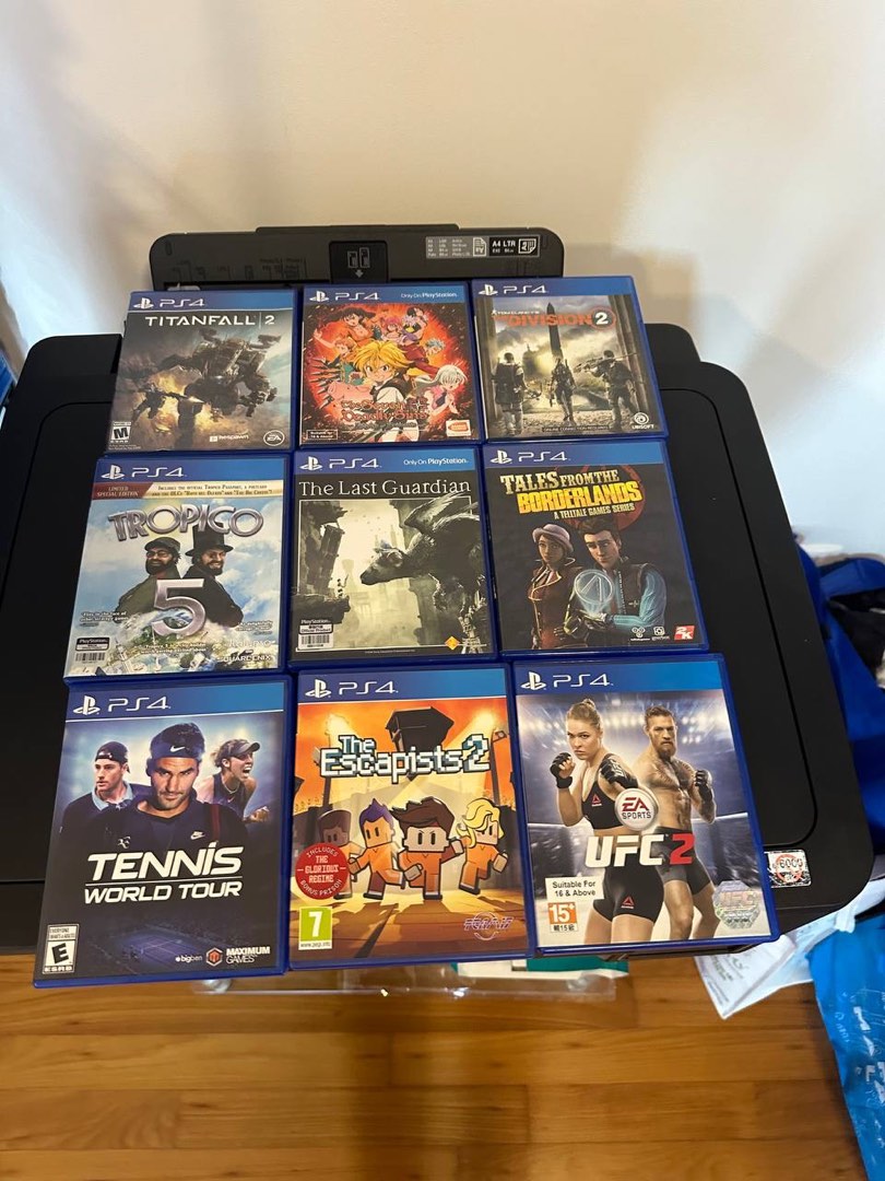 PS4 game Titanfall 2 / The seven deadly sins / Tom Clancy’s the ...
