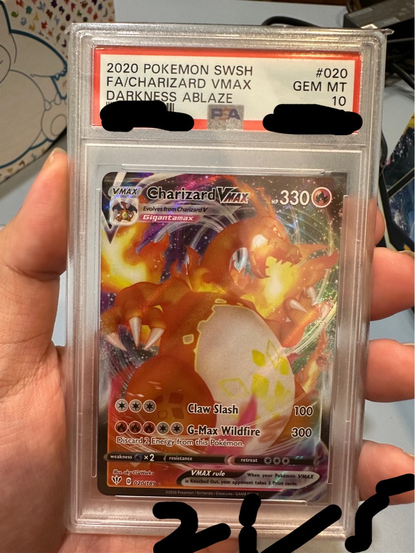 PSA 10 Charizard VMax #20 from Darkness Ablaze Pokemon TCG, Hobbies & Toys, Toys & Games on ...