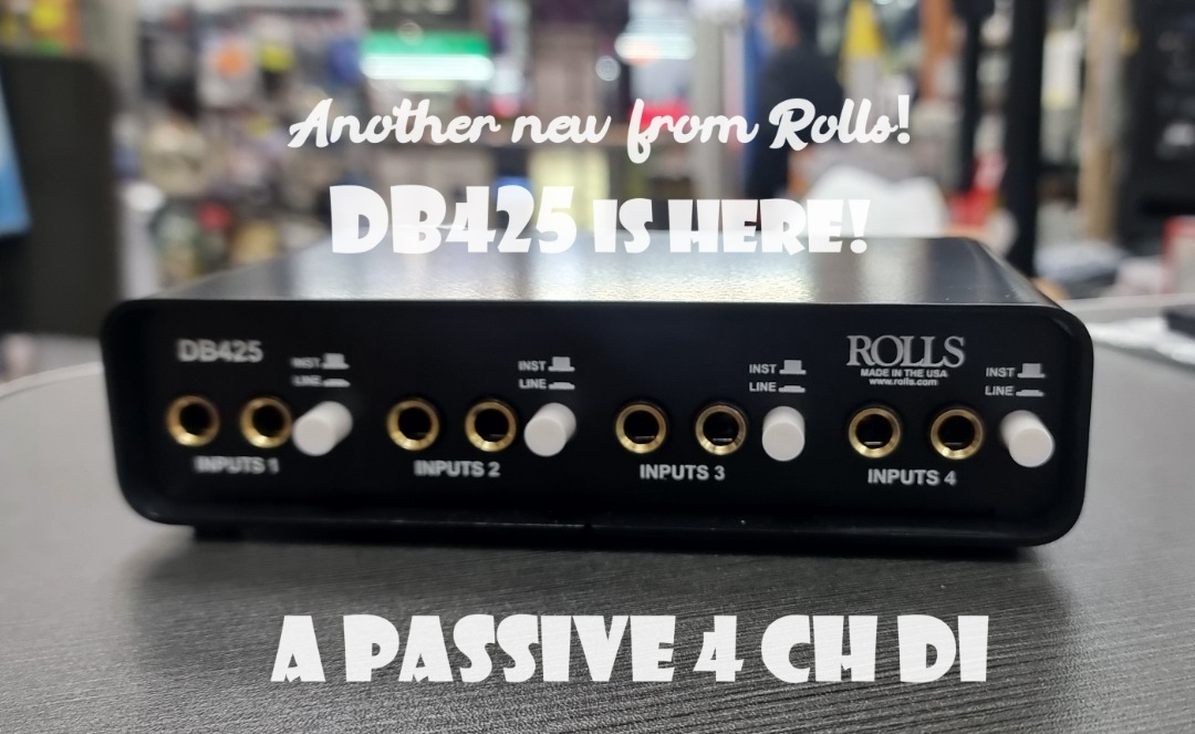 Rolls DB425 4 channel passive DI Diirect Box, Hobbies & Toys, Music ...