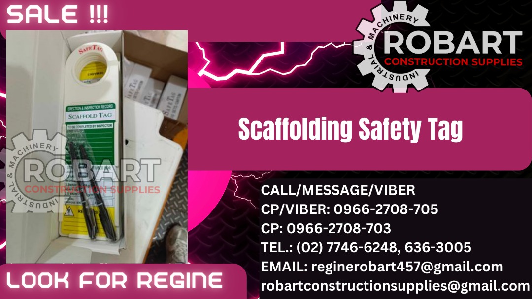 Scaffolding Safety Tag, Commercial & Industrial, Construction Tools ...
