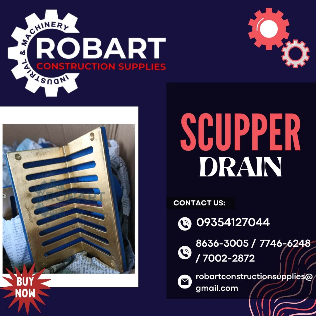 SCUPPER DRAIN, Commercial & Industrial, Construction Tools & Equipment ...