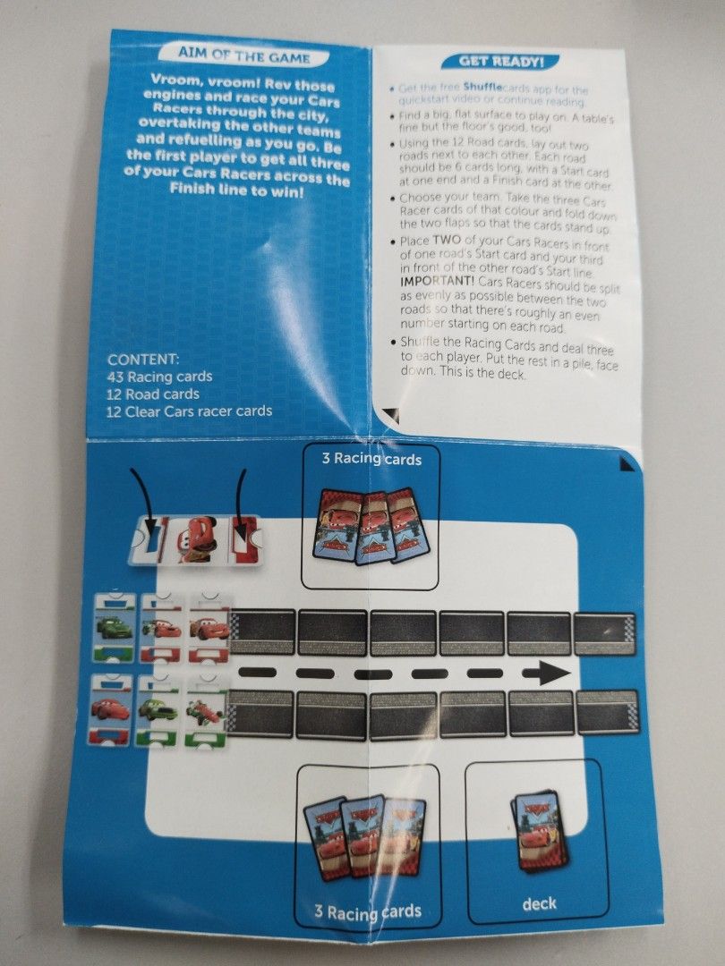 Shuffle Disney Pixar Cars Card Game, Hobbies & Toys, Toys & Games on ...