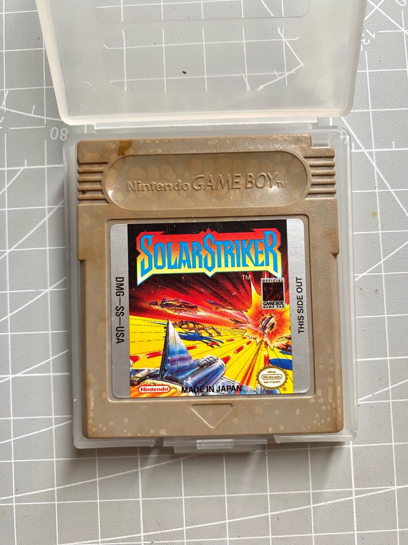 Solar Striker Gameboy DMG Game, Video Gaming, Video Games, Nintendo on ...