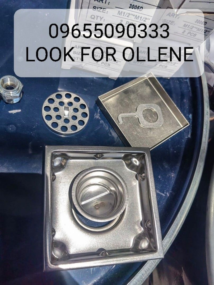 Ss concealed floor drain, Commercial & Industrial, Construction Tools ...