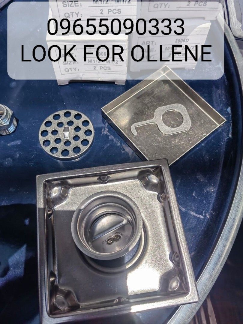 Ss concealed floor drain, Commercial & Industrial, Construction Tools ...