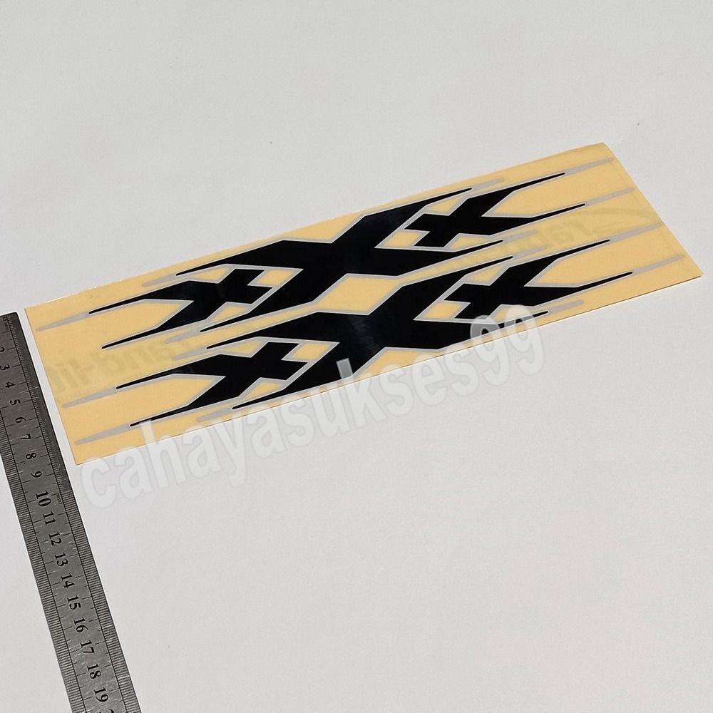 Sticker Triple XXX Putih Hitam Merah Cutting Stiker Body Motor MOGE ...